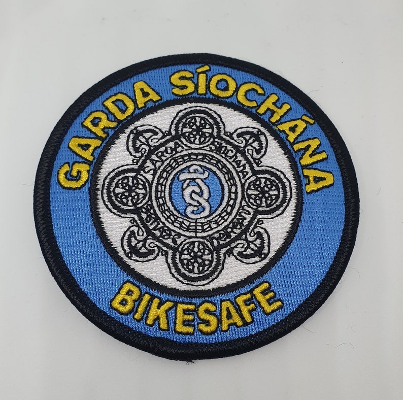 Garda Siochana Bikesafe Cloth Badge - Etsy
