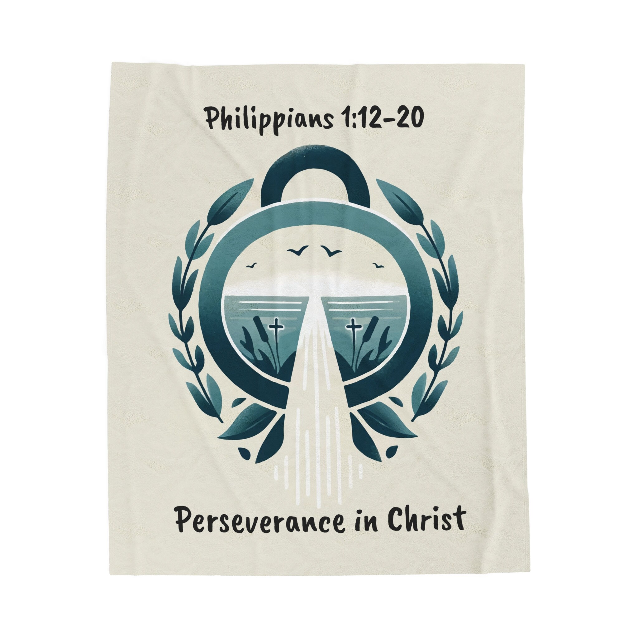 Perseverance in Christ Velveteen Plush Blanket - Etsy