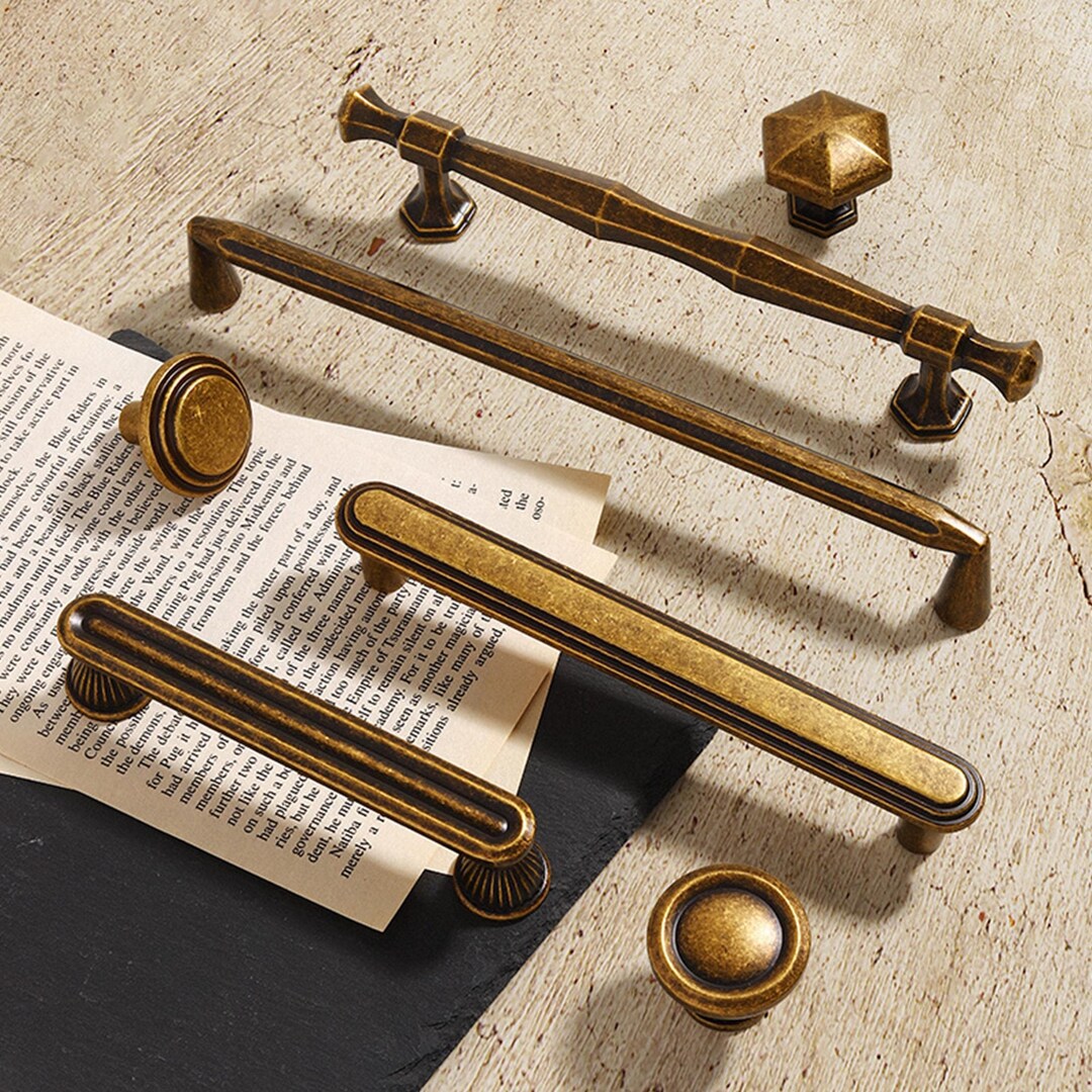 Unique Retro Drawer Pulls Knobs Gift Kitchen Handles Creative Cabinet ...