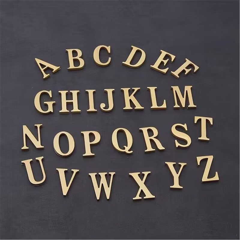 Decorative Alphabet Wall Letters - Etsy