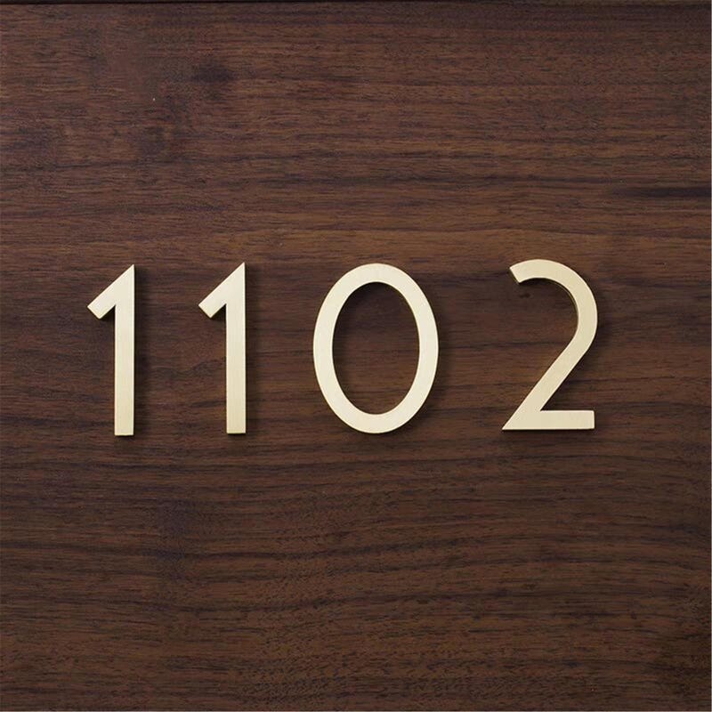 Brass House Numbers - Etsy