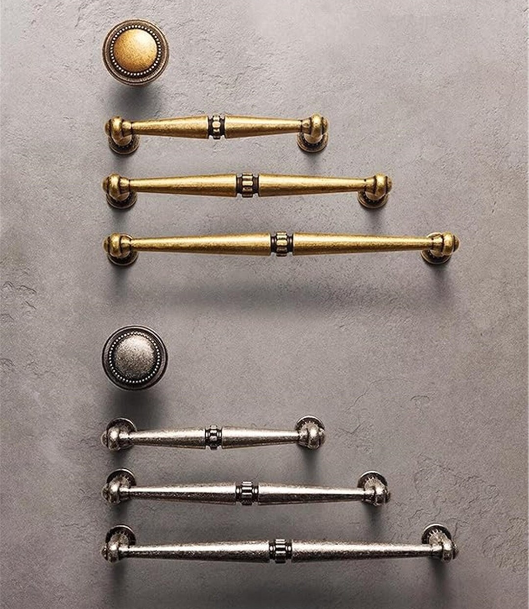Vintage Style Cabinet Handles Rustic Pulls for Farmhouse Decor Drawer ...