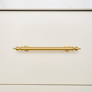 3.78" 5" Unique Solid Brass Drawer Pull Knob Cabinet Handle Dresser Knob Cupboard Pull Drawer ...