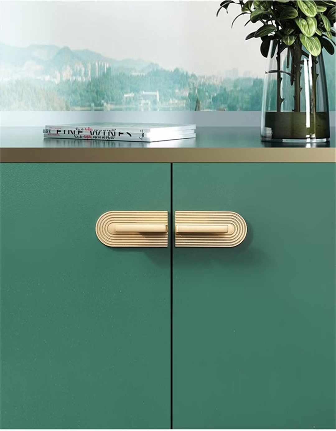 0.631.26unique Track Design Drawer Handles With Back Plates Minimalist ...