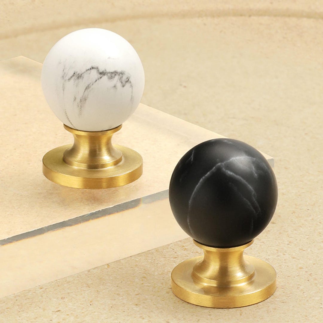 Black White Cabinet Knobs Pulls Drawer Knob and Pull Gift Dresser Pulls Knob Kitchen Pull Knob ...