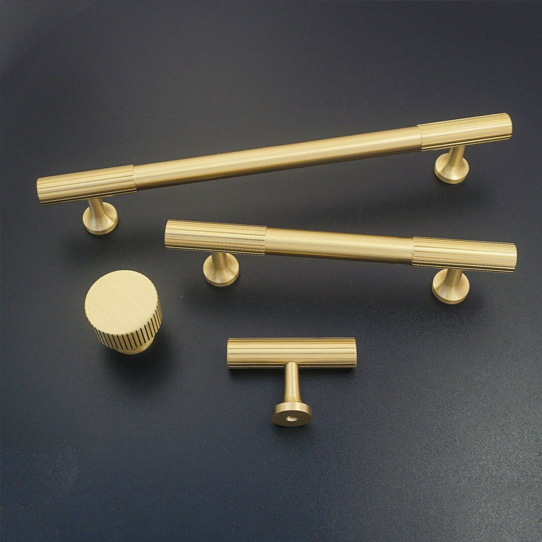 33.78456.38.812.6solid Brass Drawer Pull Knob Kitchen Pull Cabinet Door ...