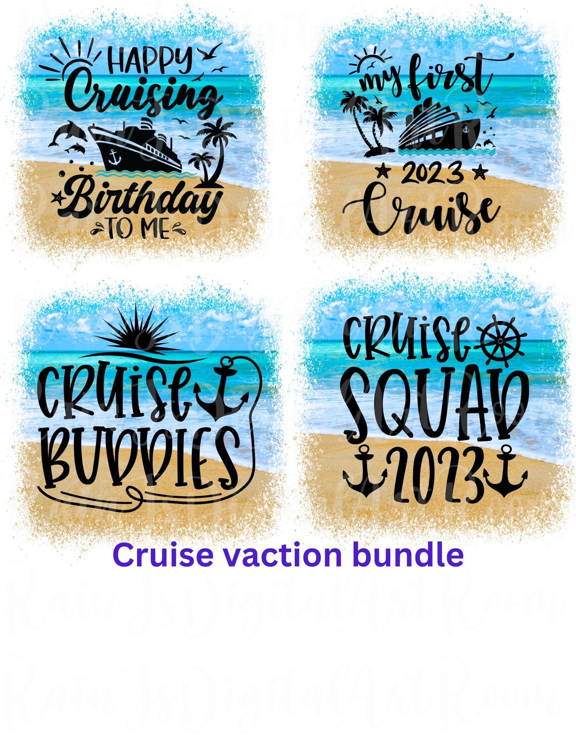 Family Cruise, Family Vacation, Vacation, Cruise Bundle, Digital Png ...