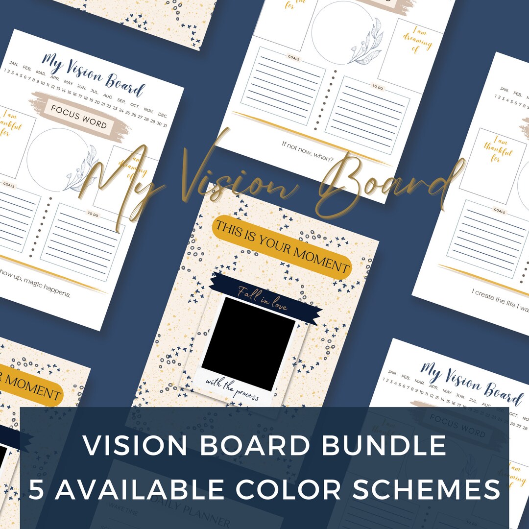 Digital Vision Board | Goal Setting for Ipad, Goodnotes, Notability ...