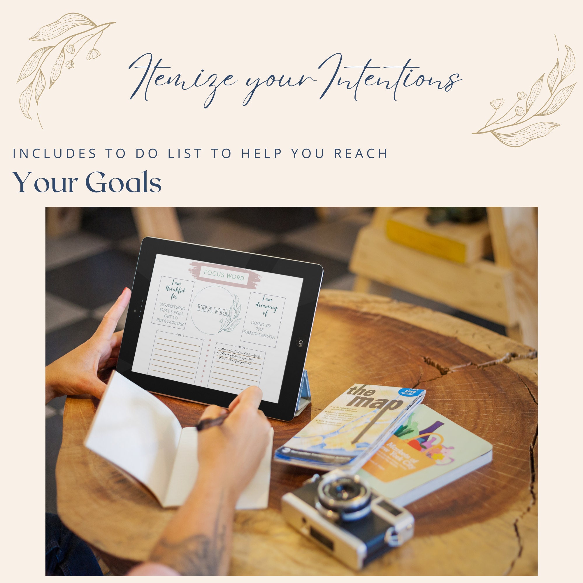 Digital Vision Board | Goal Setting for Ipad, Goodnotes, Notability ...