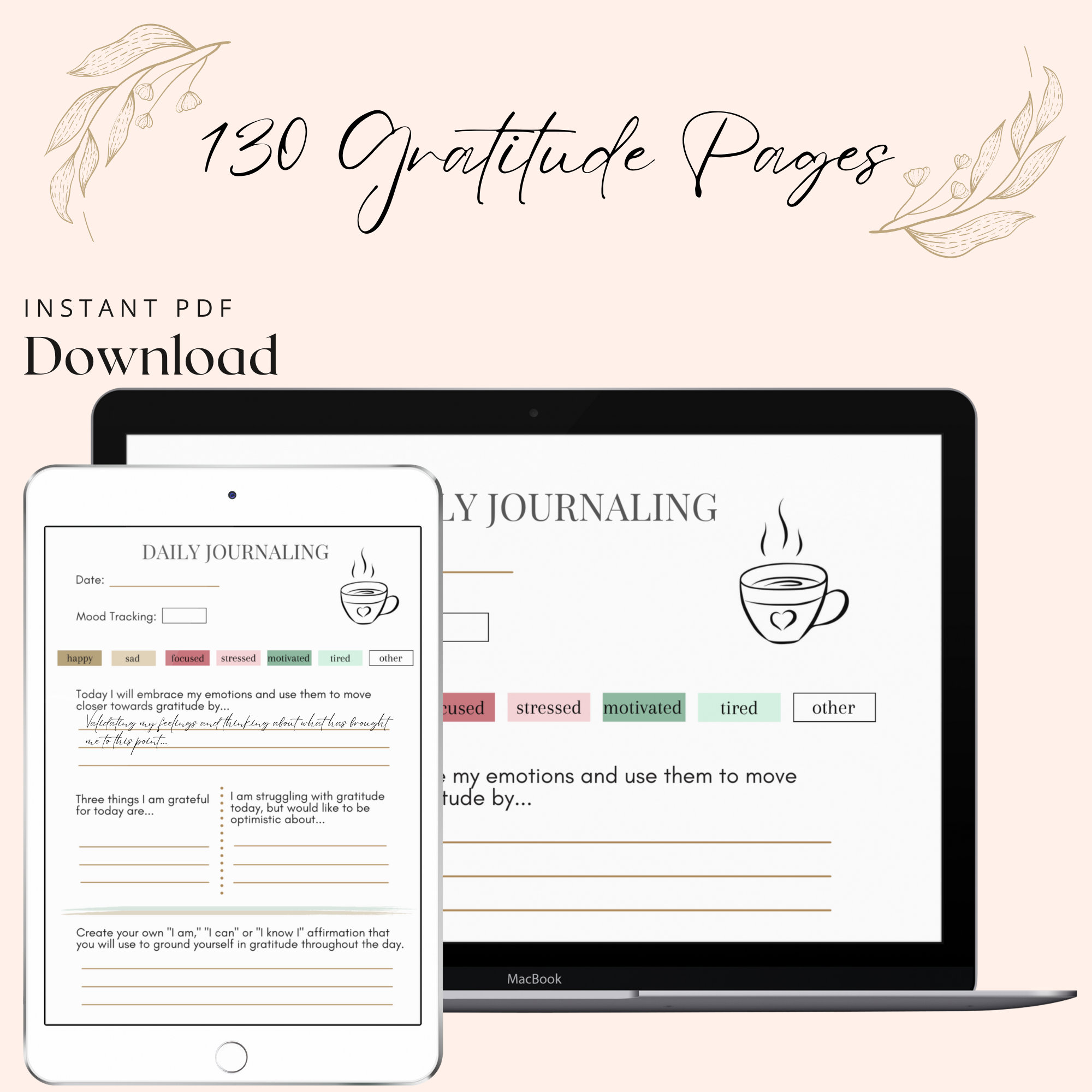 Grounding Yourself in Gratitude | Digital Journal | Daily Gratitude for ...
