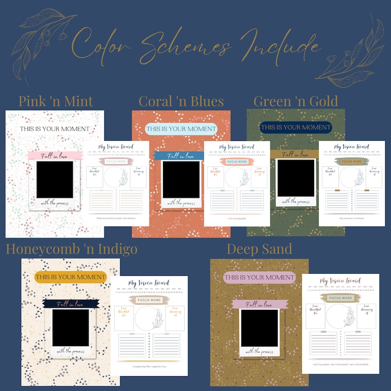 Digital Vision Board Goal Setting for Ipad, Goodnotes, Notability ...