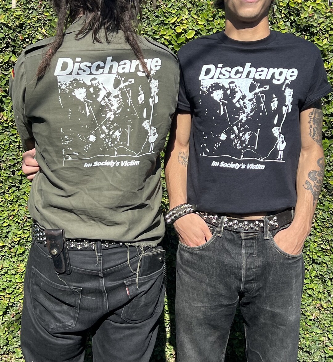 Discharge- Society's Victim - Etsy