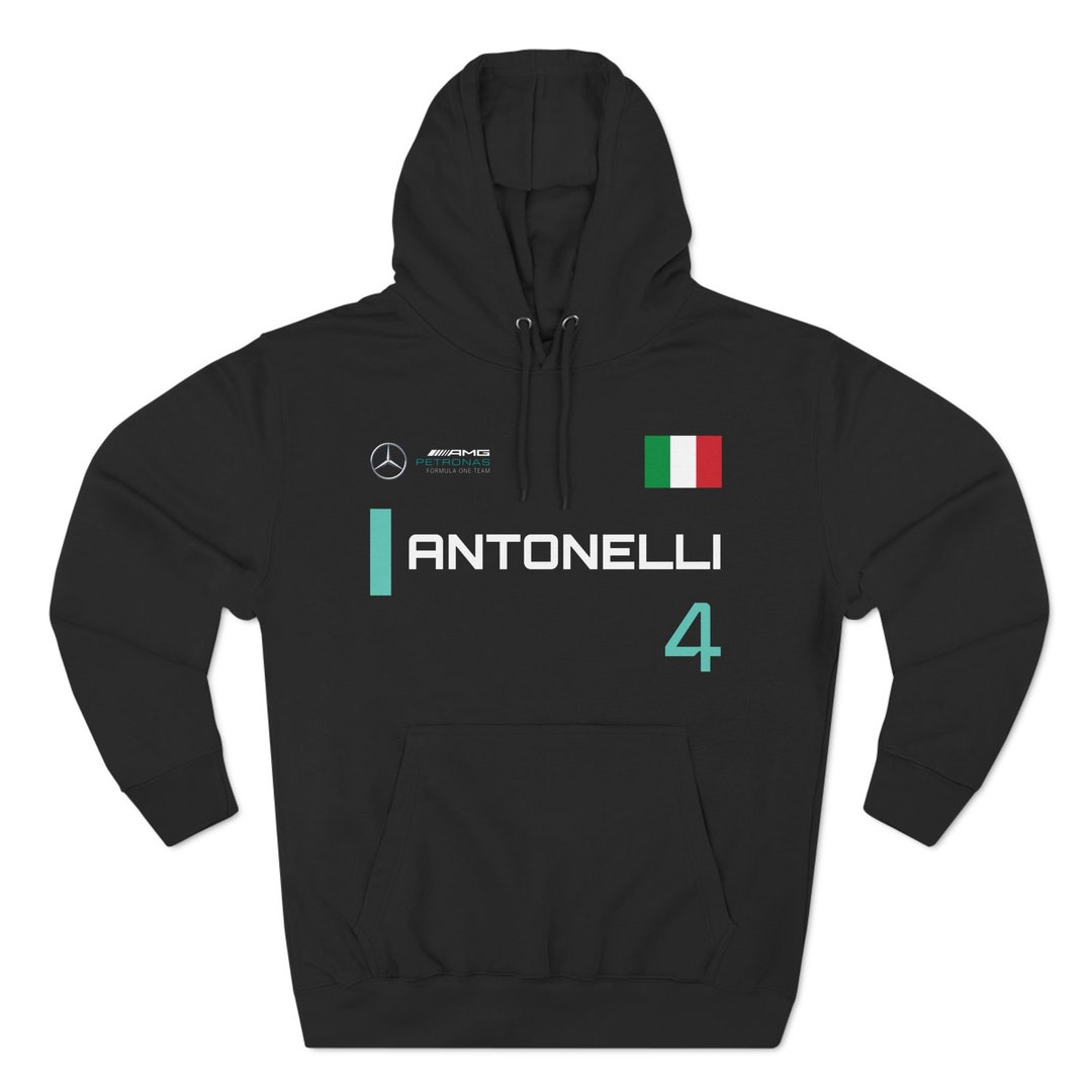 Kimi Antonelli Formula 1 Three-panel Fleece Hoodie Team Mercedes Racing ...
