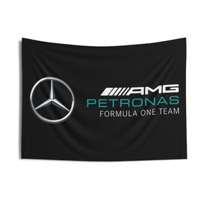 Mercedes Formula One F1 Indoor Racing Flag Wall Banner Mercedes Racing ...