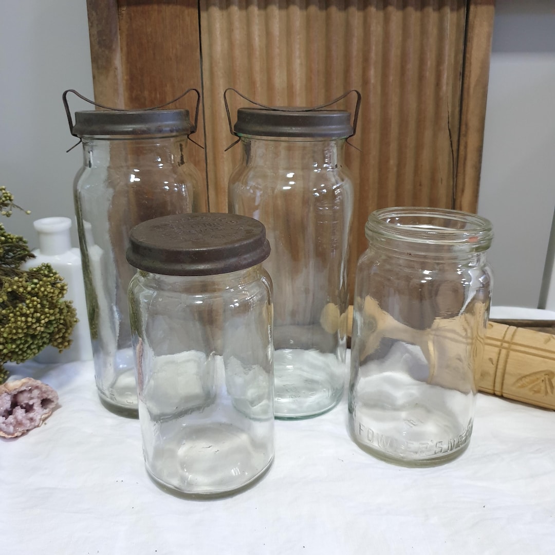 Fowler's Preserving Jars 2 Sizes - Etsy