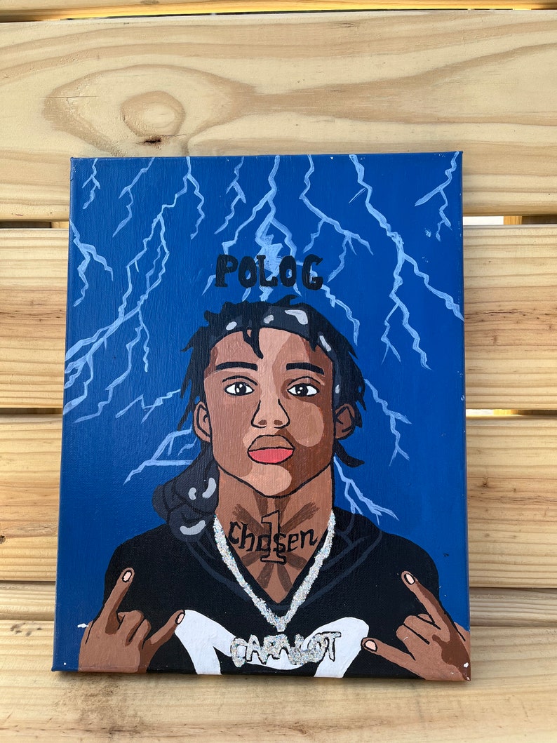 Polo G Acrylic Painting - Etsy