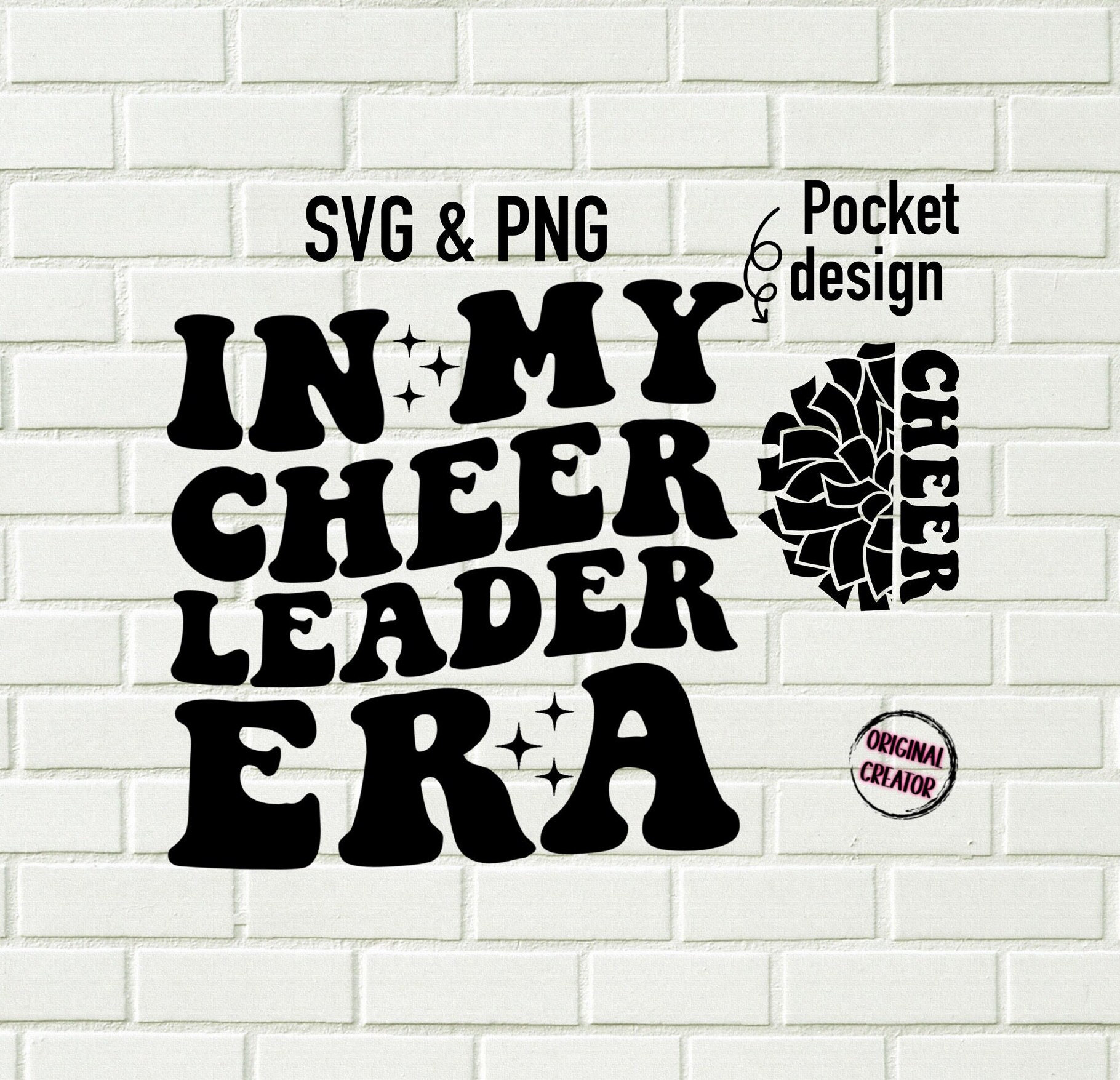 In My Cheerleader Era Svg Png / in My Cheer Era Svg Png / Cheer Shirt ...