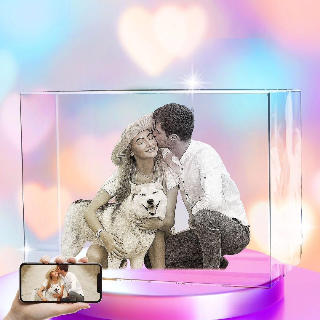 Pets Memorial Gifts With Your Own Photo for Dog Lovers, Pet Owners, 3D ...