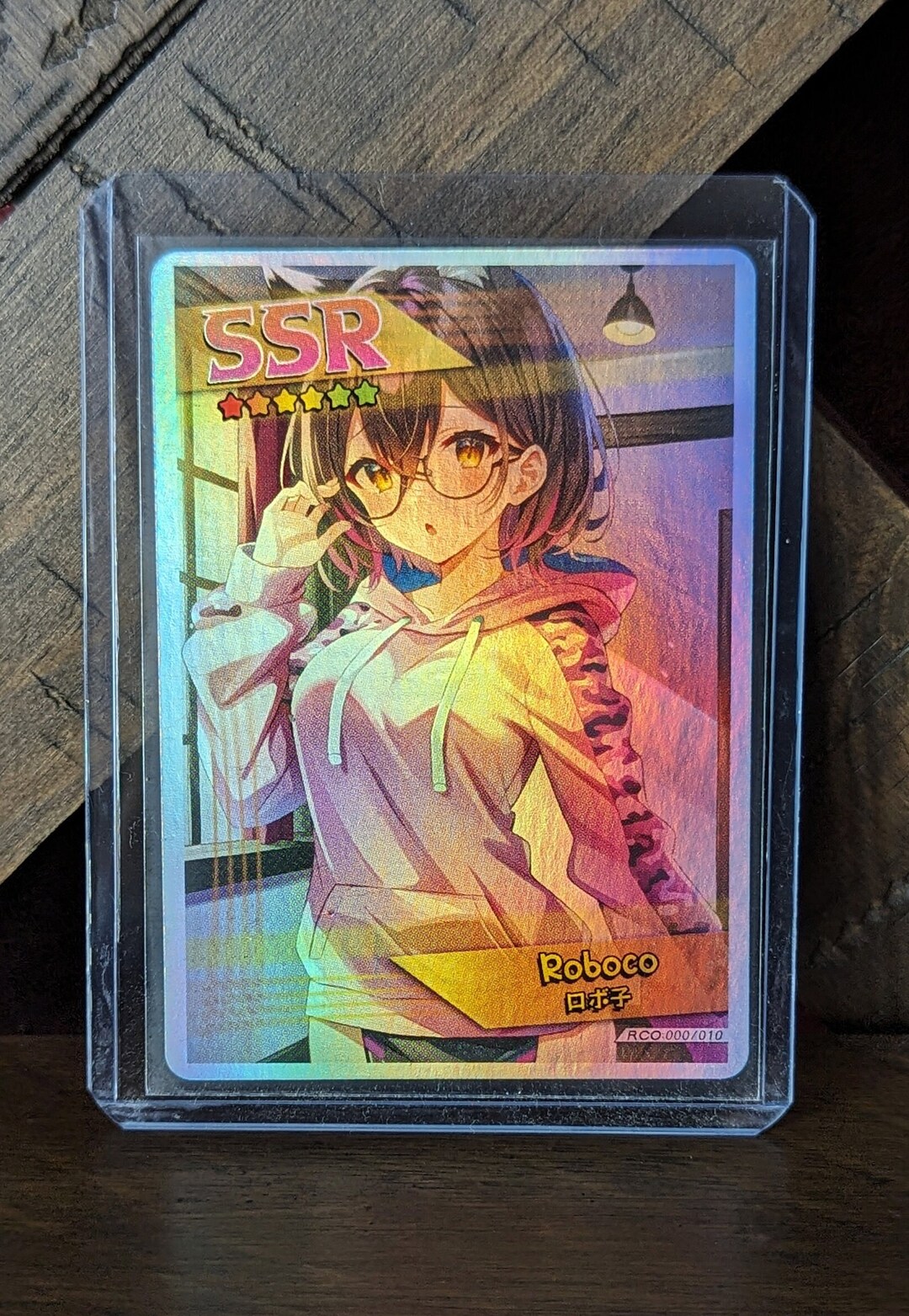 Roboco SSR holographic Hololive Gacha Card - Etsy