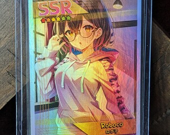 Hoshimachi Suisei SSR holographic Hololive Gacha Card - Etsy