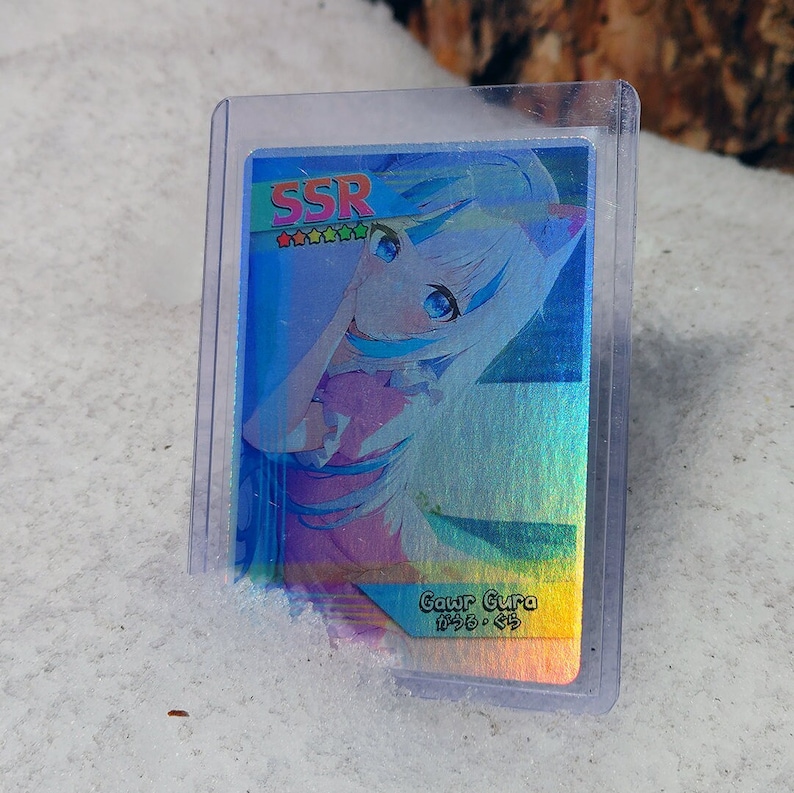 Buy Hololive Gawr Gura SSR holographic Gacha Card Online in India - Etsy