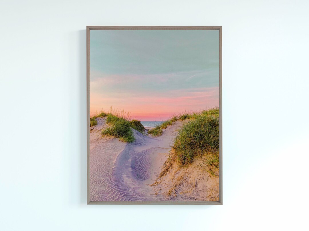 Printable Beach Scene Art Print Download Printable - Etsy