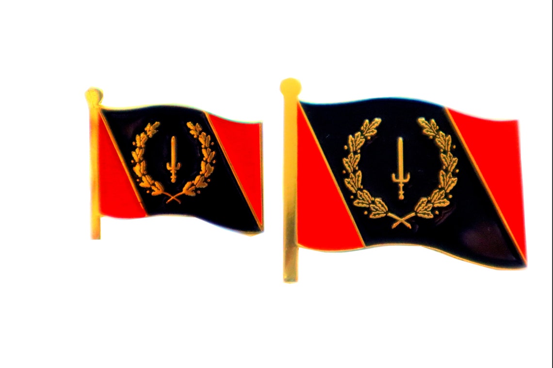 Black American Heritage Flag Lapel Pin Foundational Black - Etsy