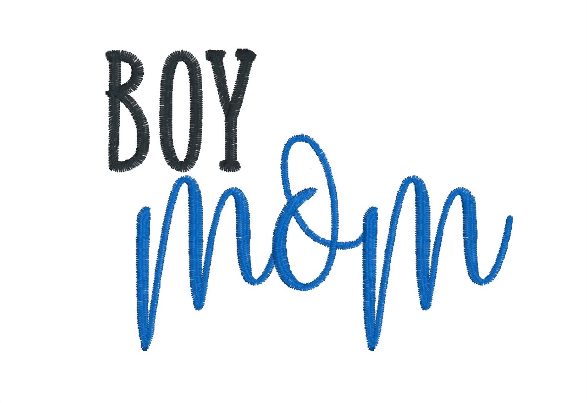 Boy Mom Embroidery Design, 4x4 Embroidery Design, 5x7 Embroidery Design ...