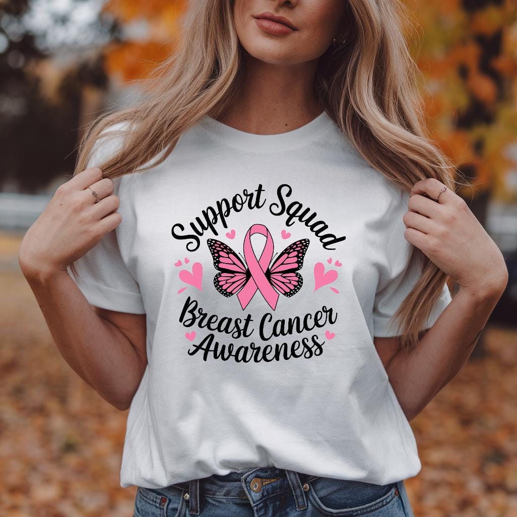 Support Squad PNG Digital Download, Breast Cancer Awareness Shirt ...