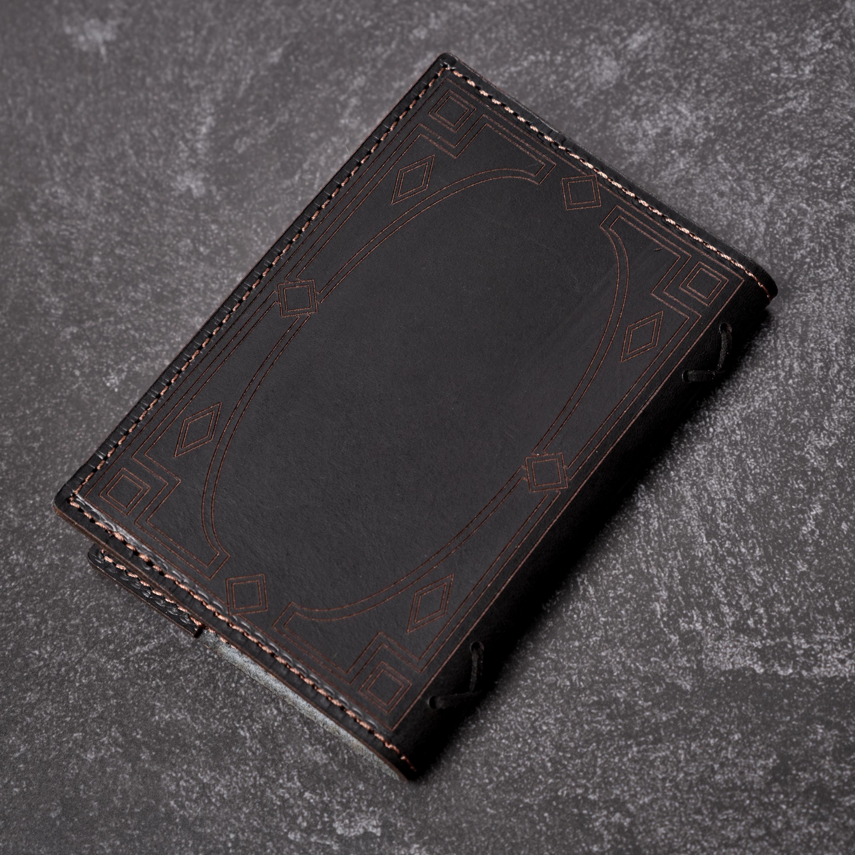 Handmade Italian Leather Journal With Custom Logo | Leather Pocketbook ...