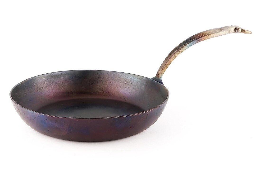 3 Nail Ironware Hand-forged Carbon Steel Deep Skillet, Made in Texas - Etsy