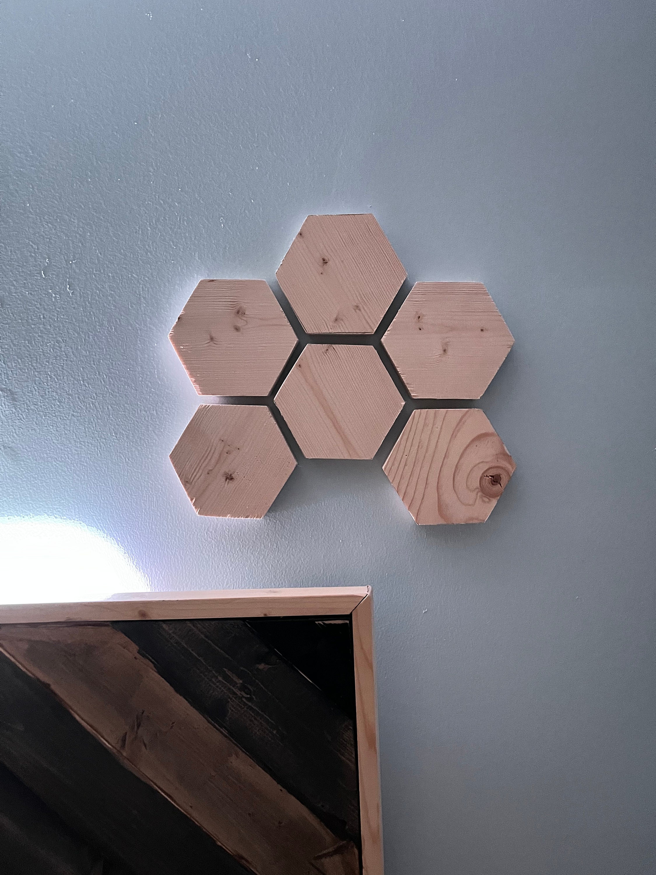 Hexagon Wood Tiles - Etsy