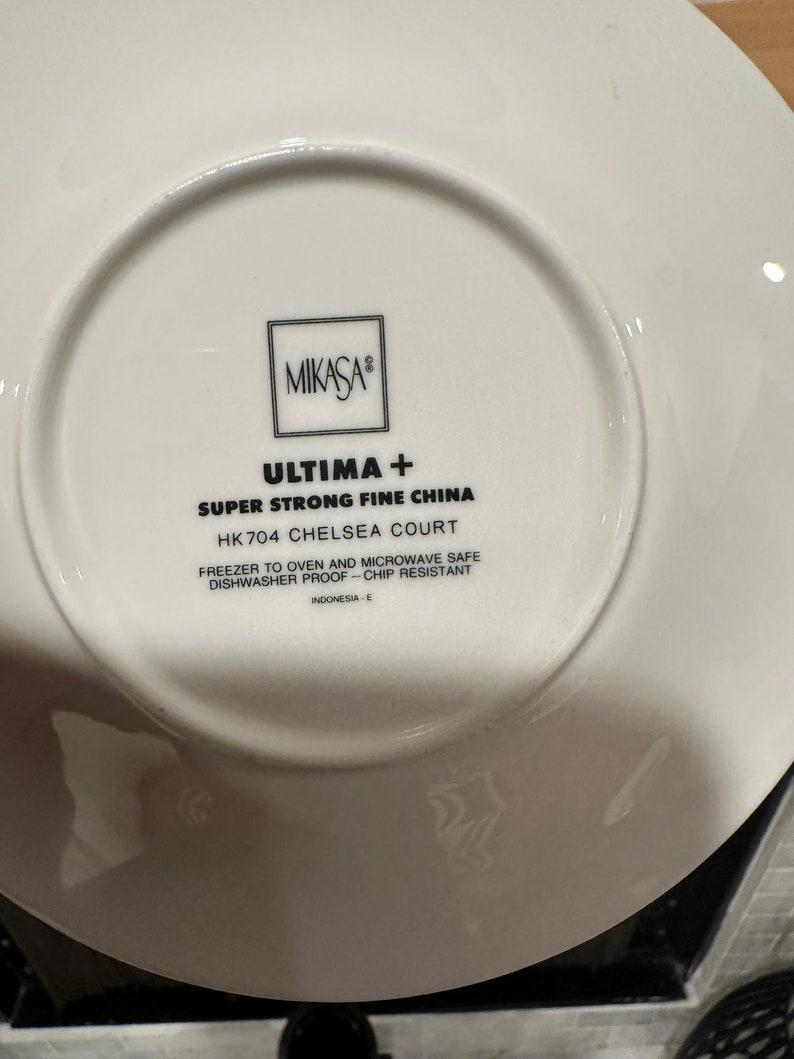 Mikasa Chelsea Court HK 704 Pattern. Ultima + Super Strong Fine China ...