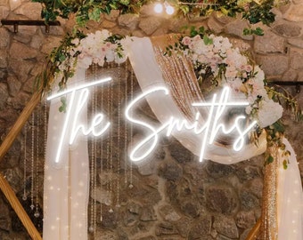 Wedding Welcome Sign, Light up Wedding Sign, Neon Sign Wedding ...