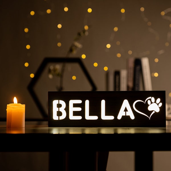 Personalized Light up Desk Sign - Etsy