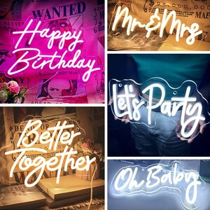 Wedding Welcome Sign, Light up Wedding Sign, Neon Sign Wedding ...