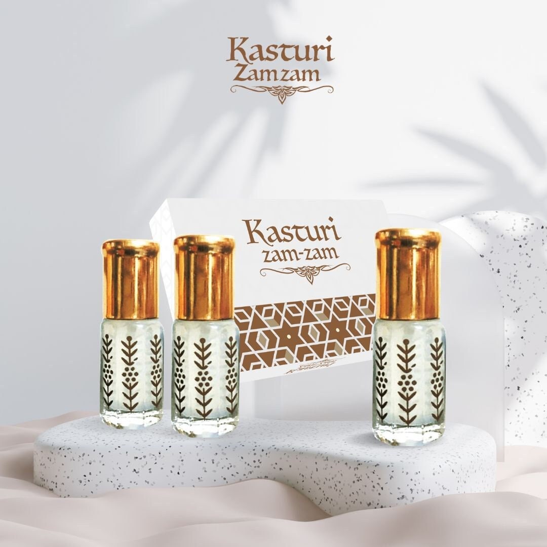 Kasturi Zam Zam Pure Msuk Oil Mixed With Zam Zam Water Musk Oil Perfume ...