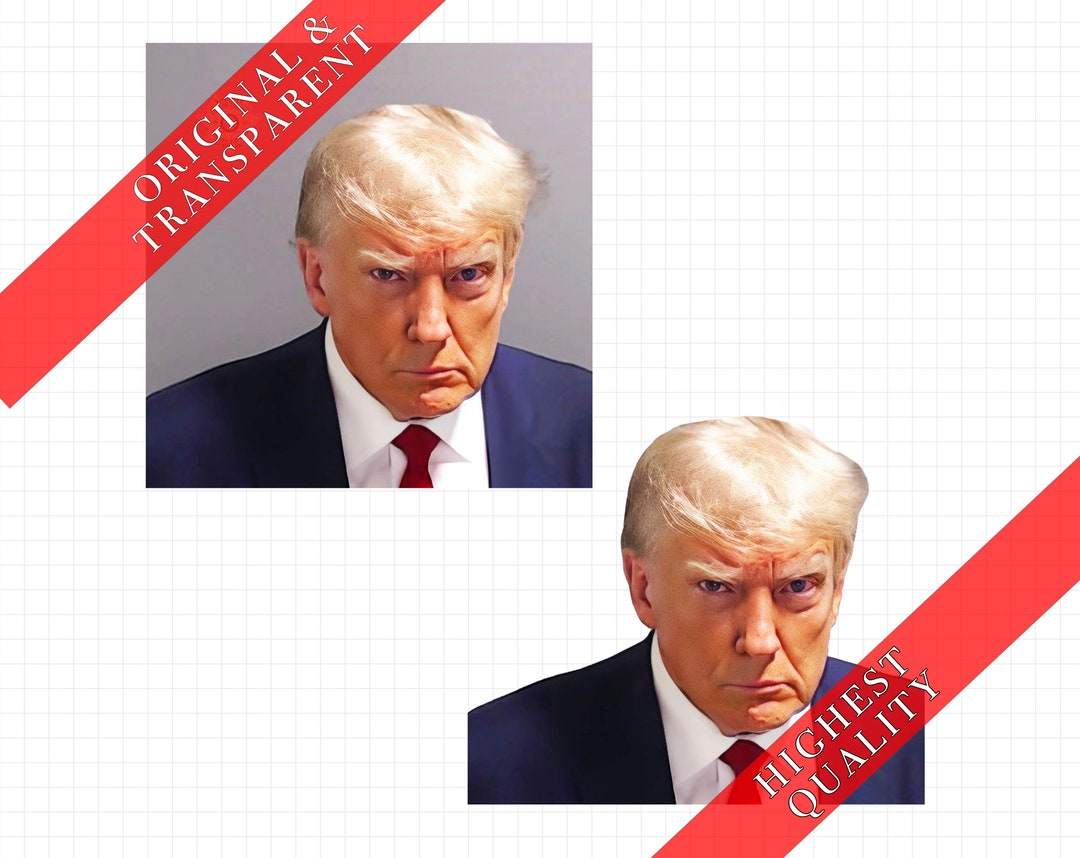 Printable High Resolution Official Trump Mugshot | Transparent Digital ...