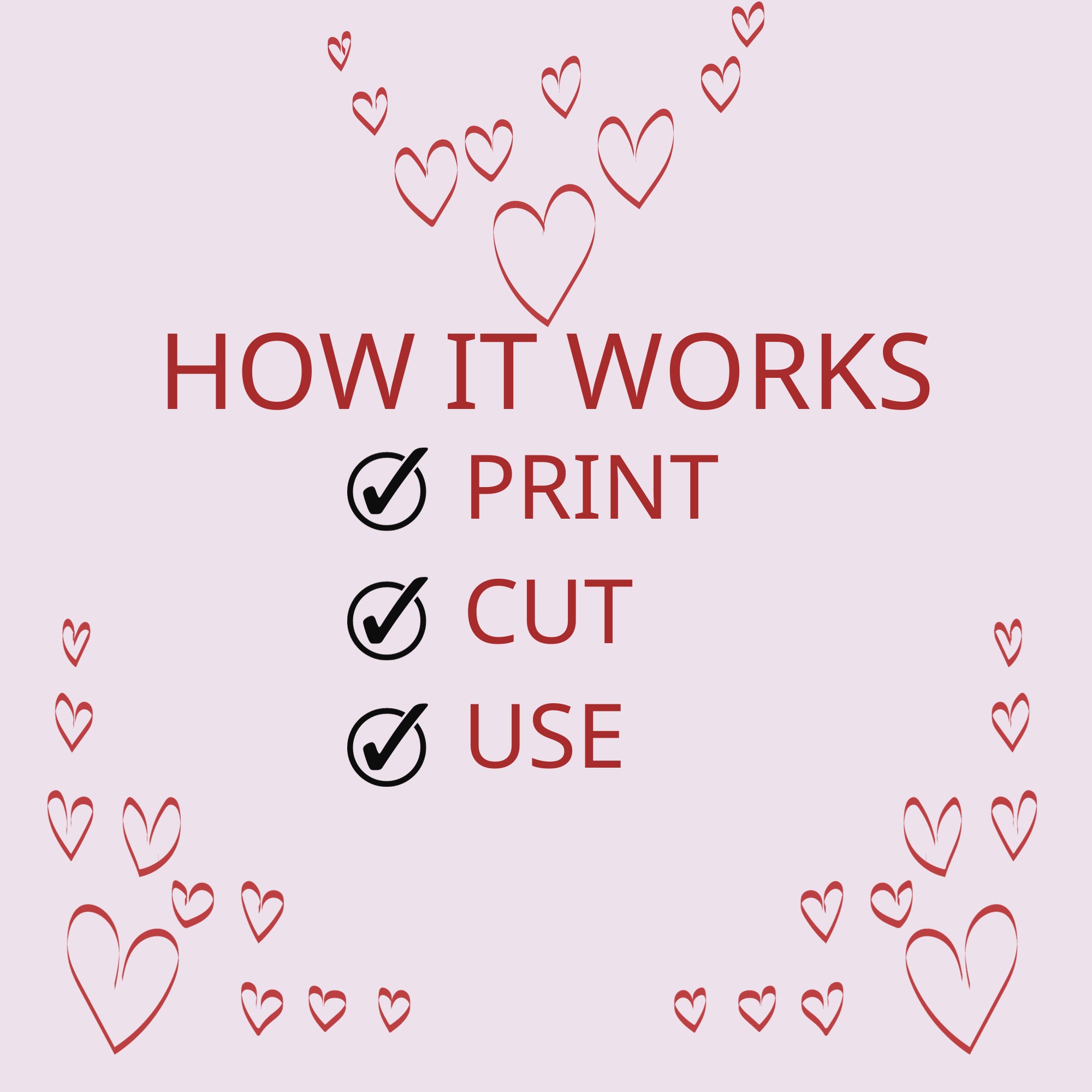 Printable Valentine Cards Bundle - Etsy