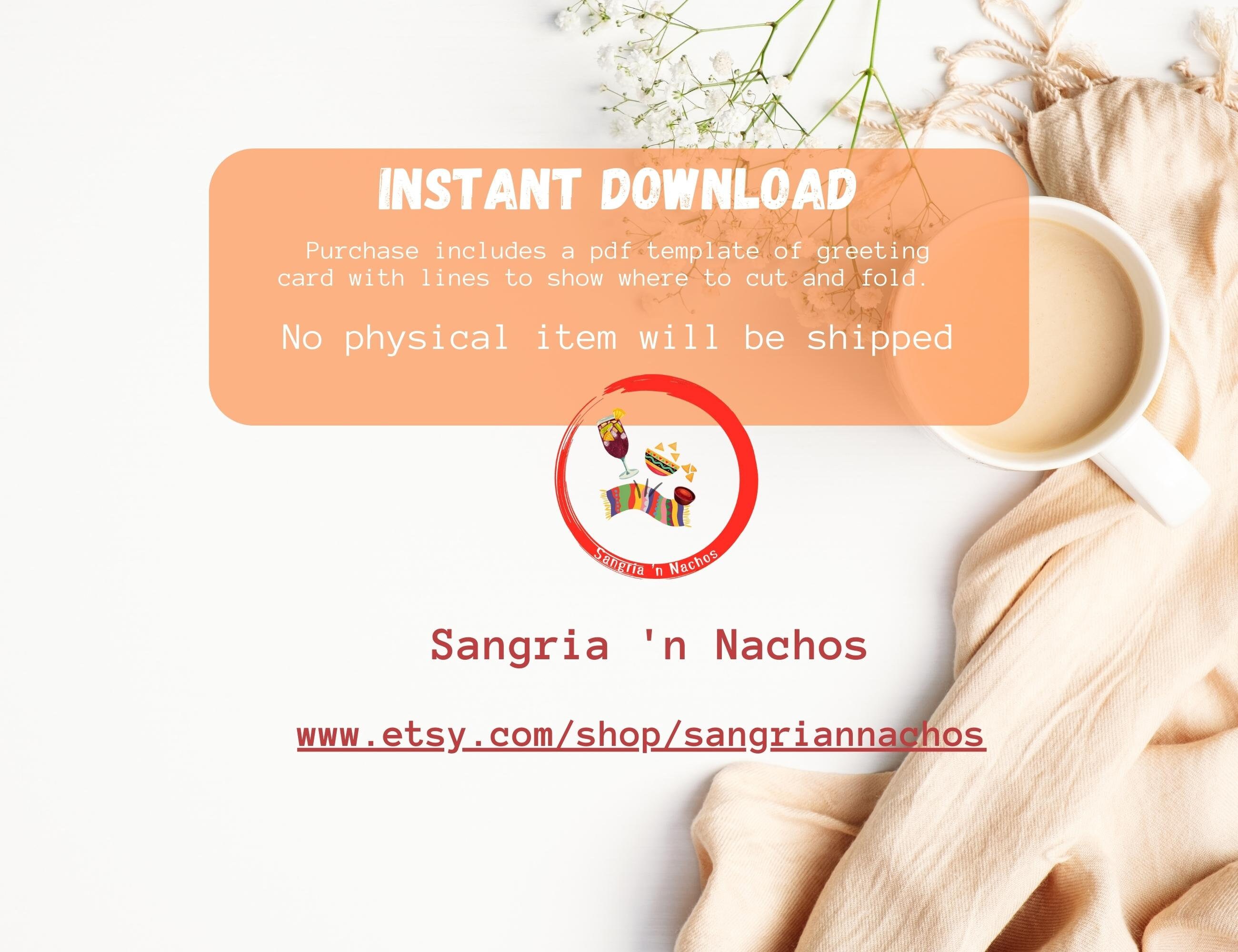 Beautiful Watercolor Mule Birthday Card for Mom Instant Download ...