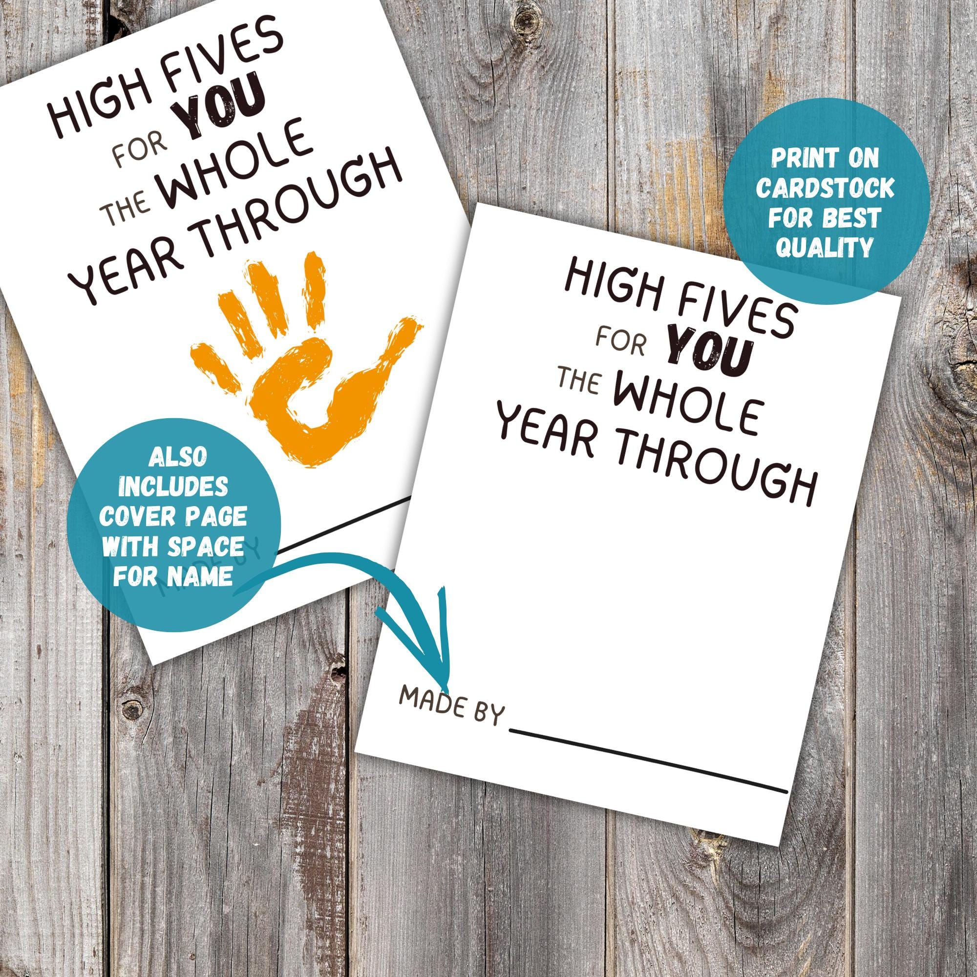 Handprint Memory Book, Preschool Handprint Project, Monthly Handprint ...