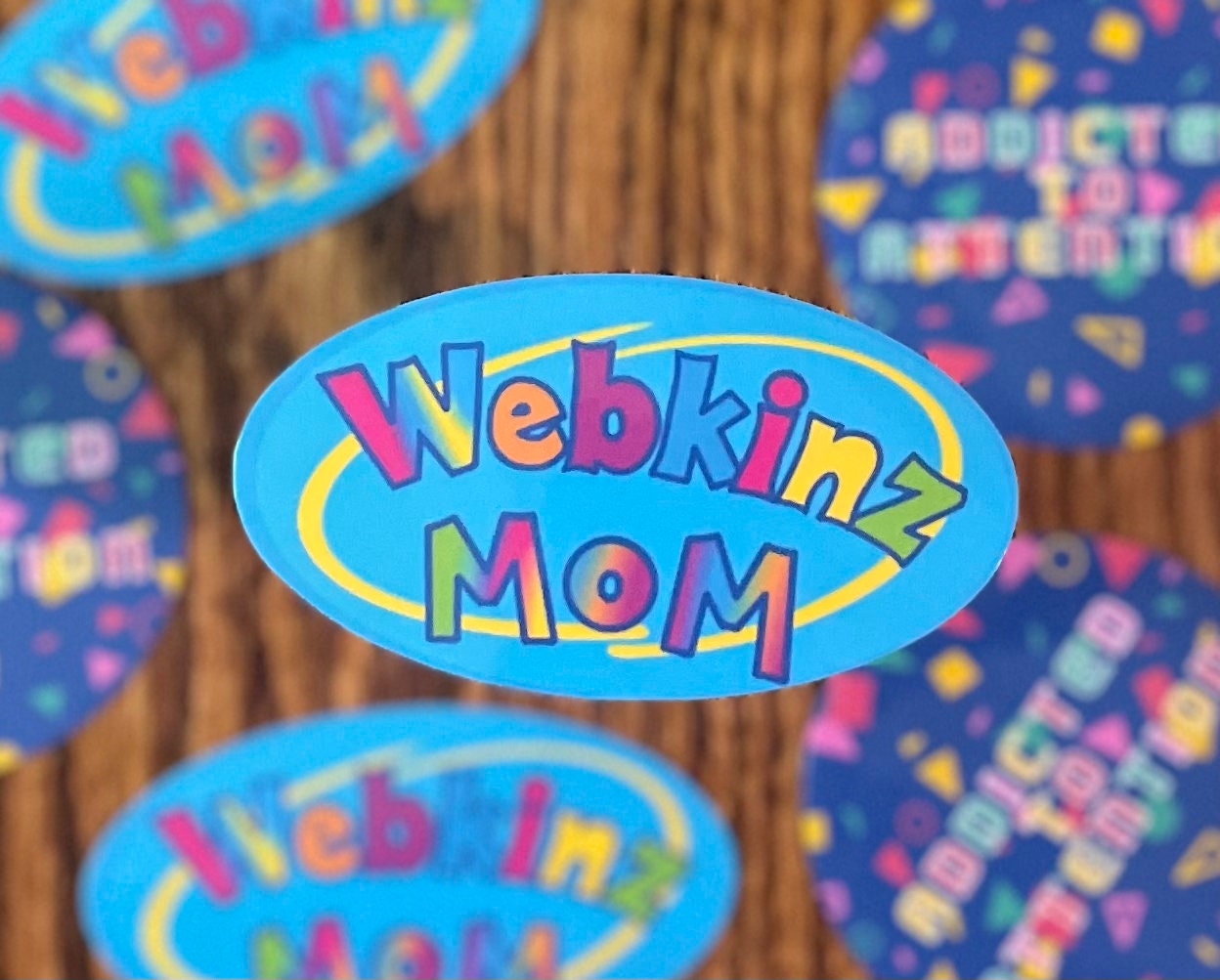 Webkinz Mom Waterproof Sticker - Etsy