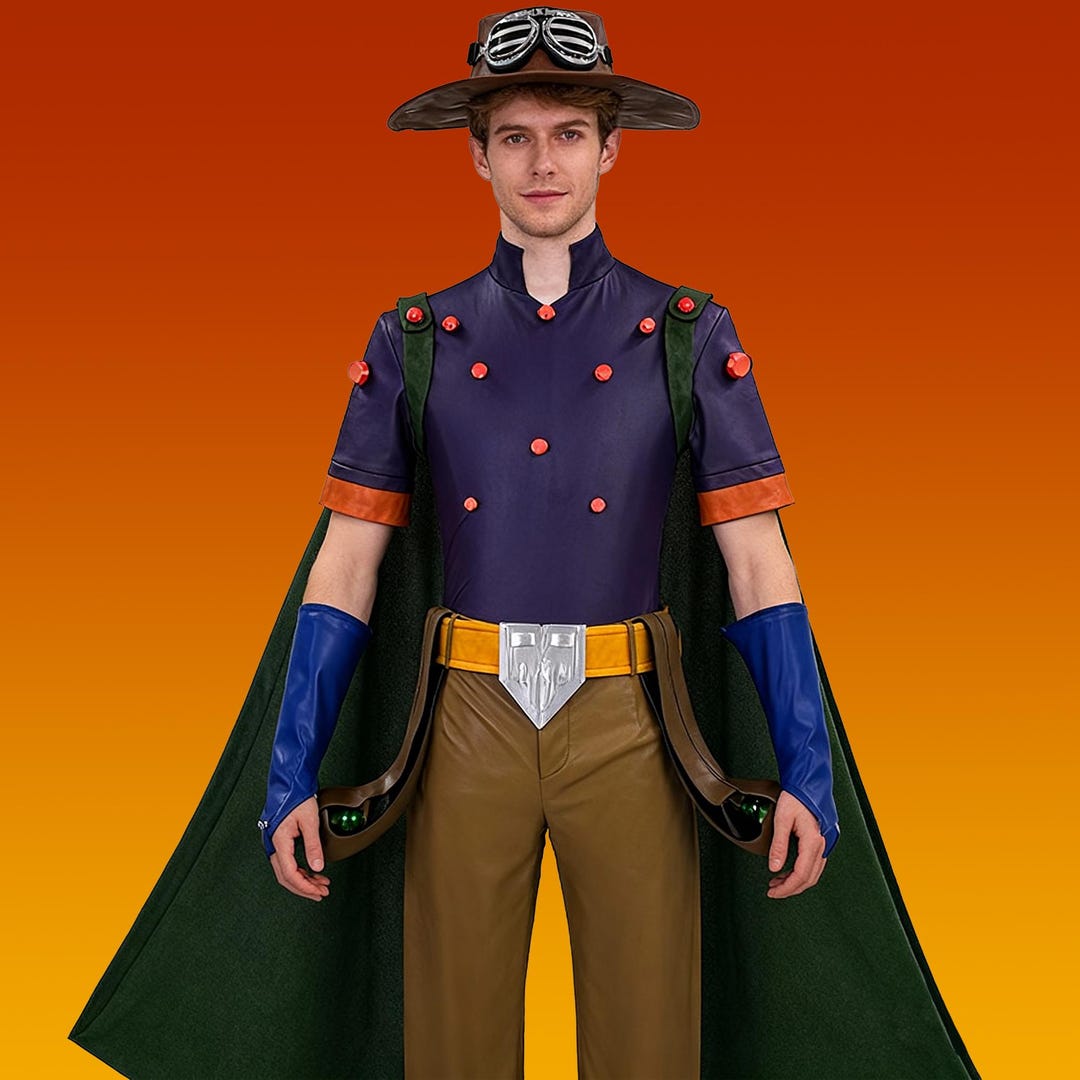 Julius Caesar Zeppeli Steel Ball Run Cosplay Costume | Jojo Anime ...