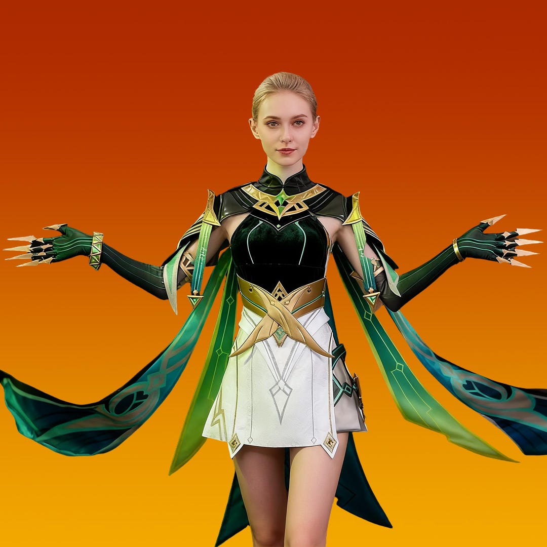 Nefer Cosplay Costume From Genshin Impact | Adult Women Outfit | Game ...