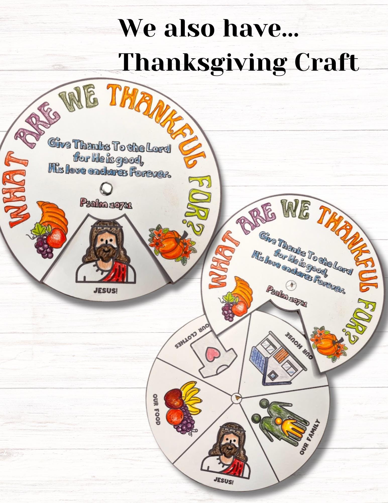 Acts 1:8 Jesus' Commission Wheel for Kids Craft Bible Craft Christian ...