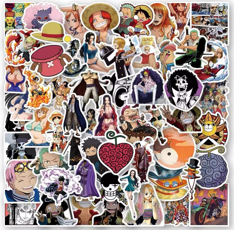 Onepiece Sticker Pack , One Piece, Random Die Cut Sticker, Japanese ...