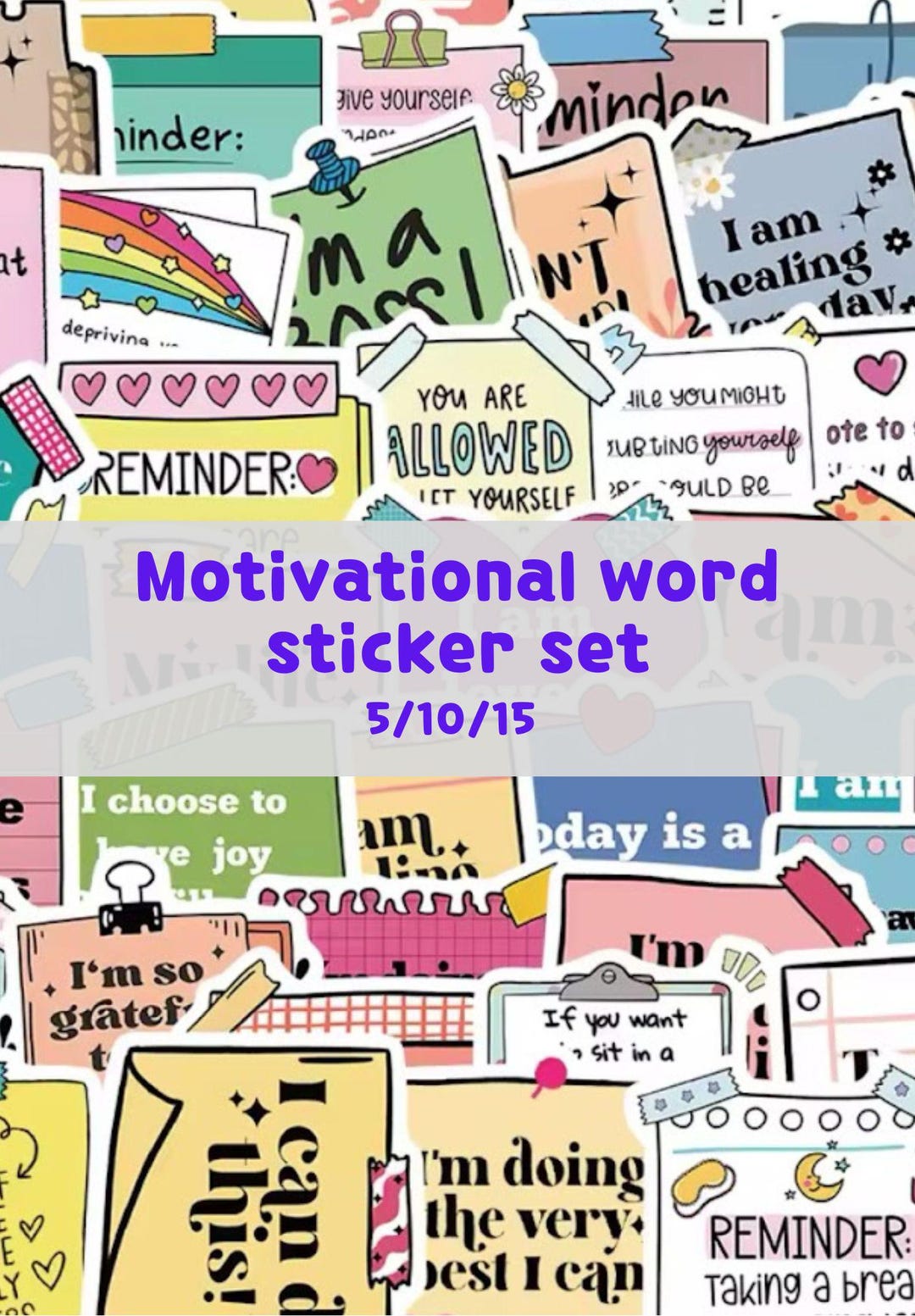 Self-affirming Motivational Labels Cartoon Graffiti Stickers Phone ...
