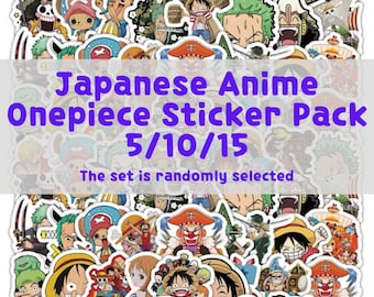 Onepiece Sticker Pack , One Piece, Random Die Cut Sticker, Japanese ...