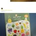 Korea Imported Korean Word Cute Fruit and Vegetable Stickers 1 Sheet ...