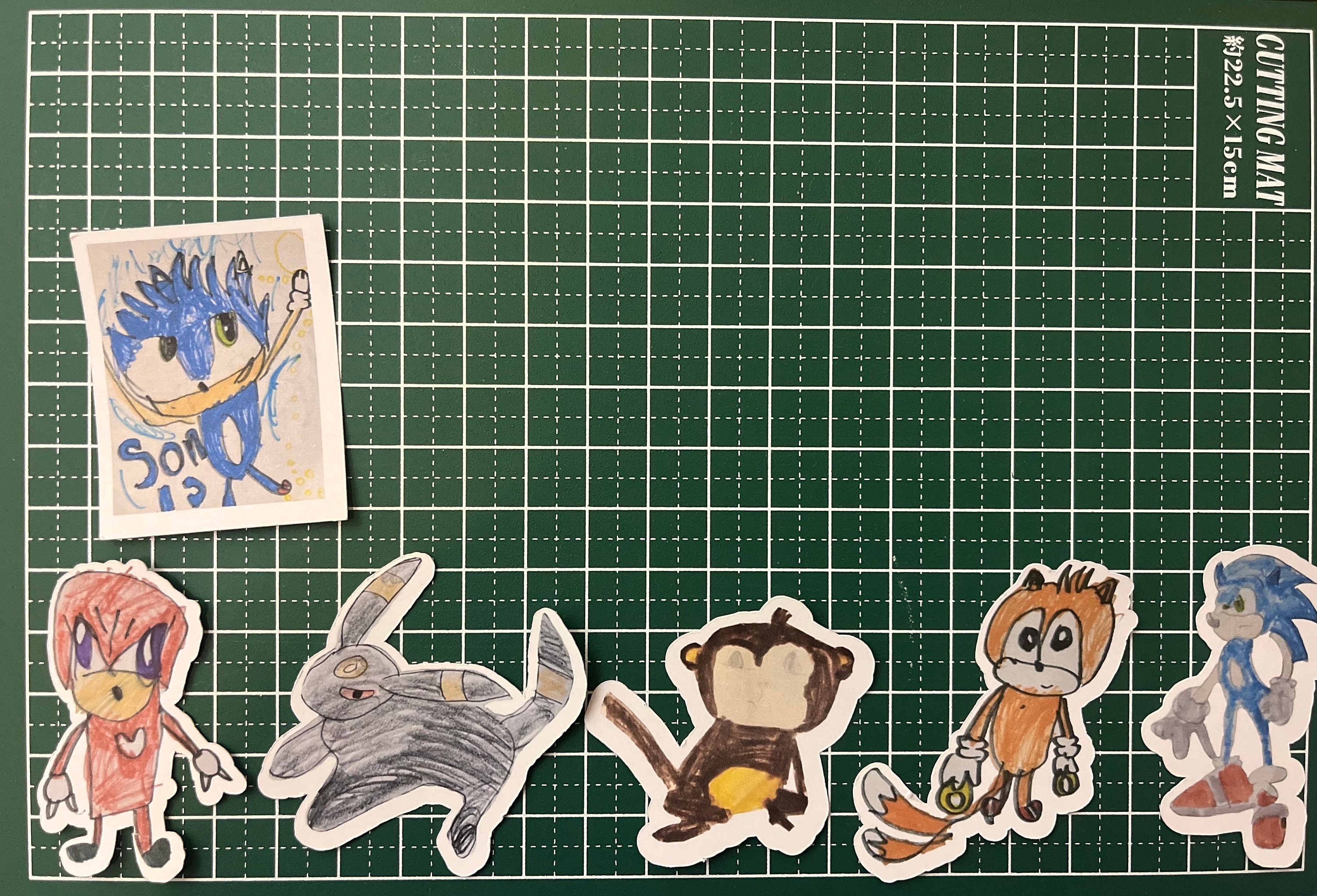 Artworks Into Stickers Kids Drawing Sticker Handmade Sticker Laptop ...